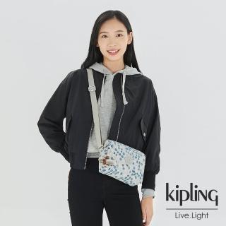 【KIPLING】氣質活潑圓點小巧簡約拉鍊方包-COLLEEN-momo購物網