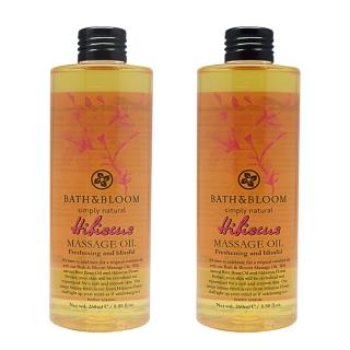 【Bath & Bloom】扶桑花臉部及身體按摩油260ml(兩入組)-momo購物網