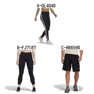 【adidas 愛迪達】緊身長褲 運動短褲 休閒長褲 延續款W 3S 78 TIG 男女 A-GL4040 B-FJ7187 精選六款 ...