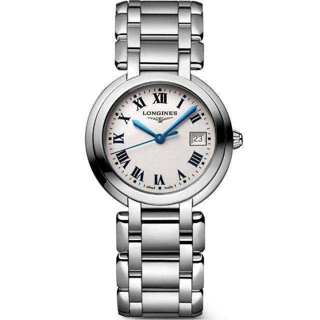 【LONGINES 浪琴】PrimaLuna 新月系列經典羅馬石英女錶(L81124716) - momo購物網
