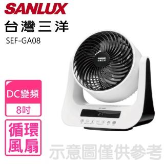 【SANLUX 台灣三洋】8吋DC變頻智慧循環扇(SEF-GA08)-momo購物網 - 好評推薦 - 2025年7月