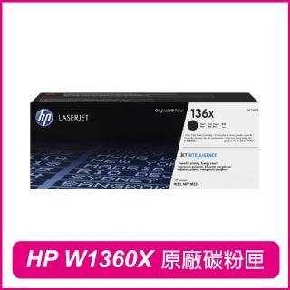 【HP 惠普】W1360X 136X 黑色 原廠高容量碳粉匣(M211dw / M236sdw)-momo購物網 - 好評推薦 - 2025年10月
