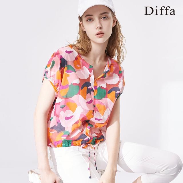 【Diffa】幾何色塊綁帶上衣-女 - momo購物網 - 好評推薦 -2023年8月