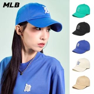 【MLB】可調式軟頂棒球帽 大聯盟LOGO(3ACP0113N-多色任選)-momo購物網