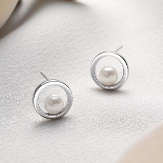 【巴黎精品】現貨+預購 珍珠耳環925純銀耳針(圓形白貝母百搭生日情人節禮物女飾品v1ar117)-momo購物網 - 好評推薦 - 2025年7月