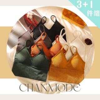 【CHANMODE 香茉】3+1件組卡卡原版少女性感美背BRA TOP-momo購物網 - 好評推薦 - 2025年4月