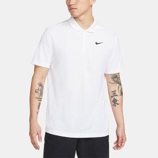 【NIKE 耐吉】上衣 男款 短袖上衣 POLO衫 運動 AS M NKCT DF POLO SOLID 白 DH0858-100-momo ...