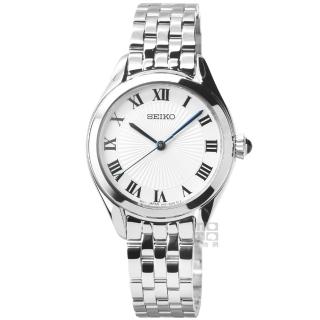 【SEIKO 精工】精工典雅鋼帶女錶-銀色(SUR327P1)-momo購物網 - 好評推薦 - 2024年12月