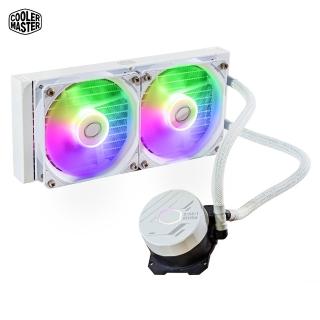 【CoolerMaster】MasterLiquid 240L Core ARGB 白色 水冷散熱器(240L Core ARGB)-momo ...