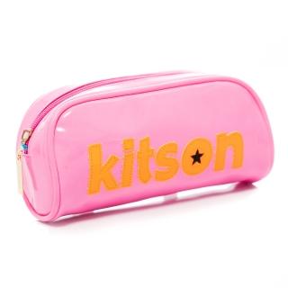 【Kitson】星星LOGO 漆皮化妝包(螢光粉)-momo購物網 - 好評推薦 - 2024年12月