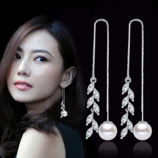 【I.Dear Jewelry】落葉紛飛-韓國氣質垂墜樹葉晶鑽銀耳線耳環(落葉紛飛)-momo購物網 - 好評推薦 - 2025年8月