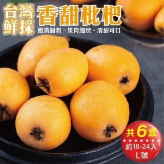 【WANG 蔬果】台灣鮮採香甜枇杷L號(6盒_18-24入/盒)-momo購物網 - 好評推薦 - 2025年3月