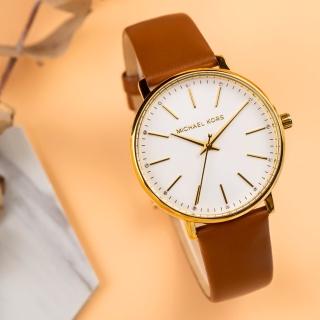 【Michael Kors】公司貨 美式風格時尚高雅真皮腕錶(MK2740)-momo購物網 - 好評推薦 - 2025年6月