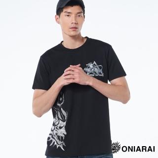 【BLUE WAY】男款 黑帝斯 石頭紋 鬼頭 短袖 上衣-鬼洗-momo購物網