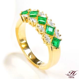 【禾美珠寶】天然哥倫比亞祖母綠戒指SN277(18K金)-momo購物網 - 好評推薦 - 2025年6月