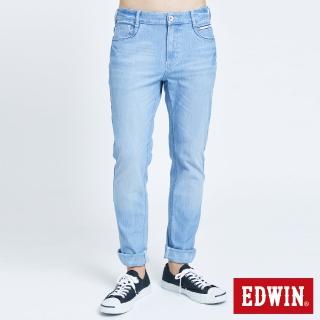 【EDWIN】男裝 JERSEY迦績EJ2超彈窄直褲(拔淺藍)-momo購物網