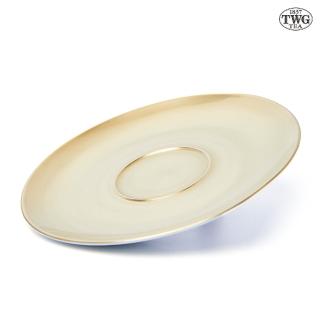 【TWG Tea】魅幻茶盤 Glamour Tea Saucer in Gold Plate and White(耀金)-momo購物網 ...