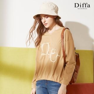 【Diffa】簡約發泡印花針織衫-女-momo購物網 - 好評推薦 - 2024年12月
