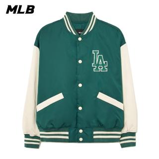 【MLB】尼龍夾克外套 棒球外套 Varsity系列 洛杉磯道奇隊(3AJPV0834-07GND)-momo購物網