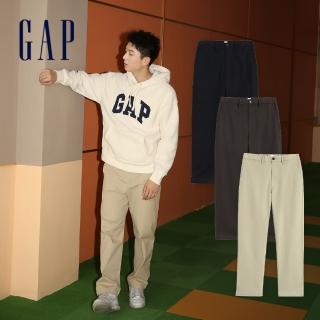 【GAP】男裝 商務寬鬆錐形卡其褲-多色可選(464113)-momo購物網