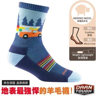 【Darn Tough】童 Kids Van Wild Micro Crew Lightweight 美麗諾羊毛登山健行中長襪(DT3037 ...