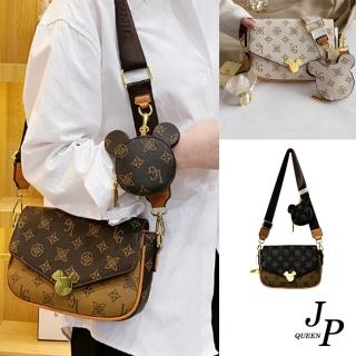 【Jpqueen】復古單品印花單肩斜背手提女用翻蓋包(3色可選)-momo購物網 - 好評推薦 - 2025年6月