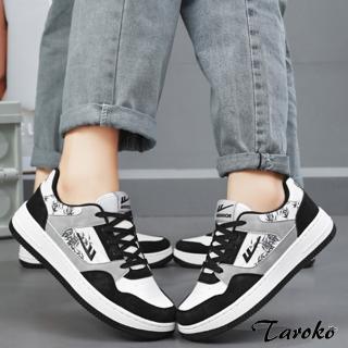 【Taroko】潮玩青春拼色竹子圓頭厚底休閒鞋(6色可選)-momo購物網 - 好評推薦 - 2025年10月