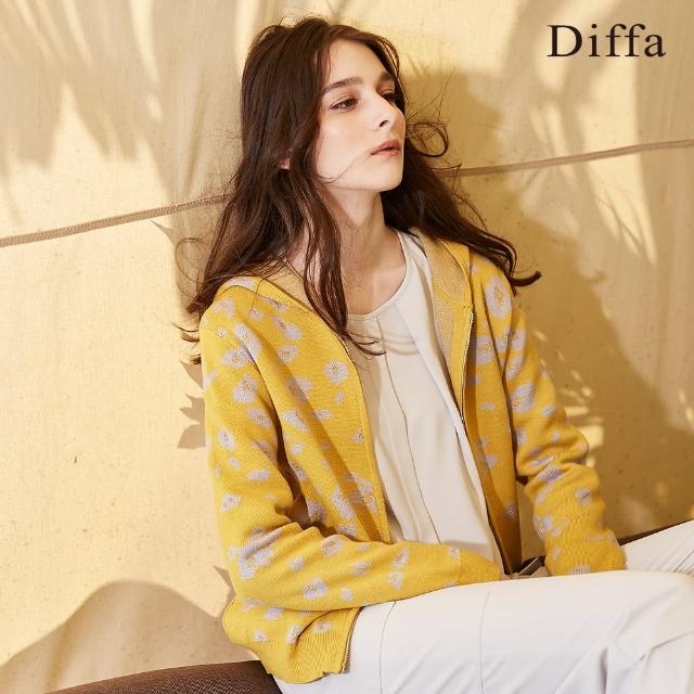 【Diffa】豹紋連帽線衫外套-女 - momo購物網 - 好評推薦 -2023年11月