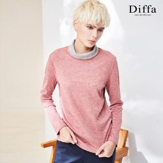 【Diffa】質感高領設計針織衫-女-momo購物網 - 好評推薦 - 2024年11月