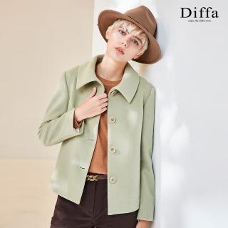 【Diffa】保暖翻領設計外套-女-momo購物網 - 好評推薦 - 2025年2月