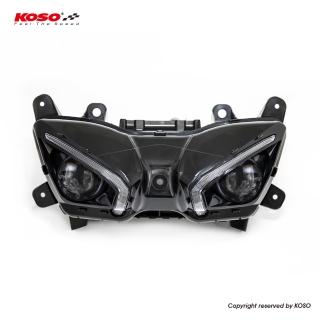 【KOSO】Force 2.0 獵鷹頭燈 大燈 前燈 車燈(LED魚眼頭燈總成 / FORCE 155 2.0 / 附認証)-momo購物網 - 好評推薦 - 2024年4月