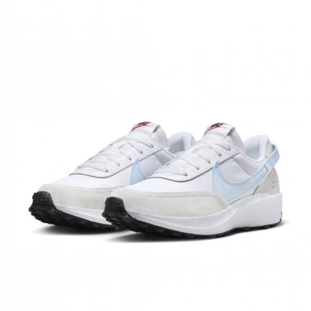 【NIKE 耐吉】休閒鞋 女鞋 運動鞋 WMNS NIKE WAFFLE DEBUT 白藍 DH9523-105(3W5512) - momo ...