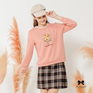 【Iris Girls 艾莉詩】秋日花禮棉質上衣-2色(35933)-momo購物網 - 好評推薦 - 2024年12月