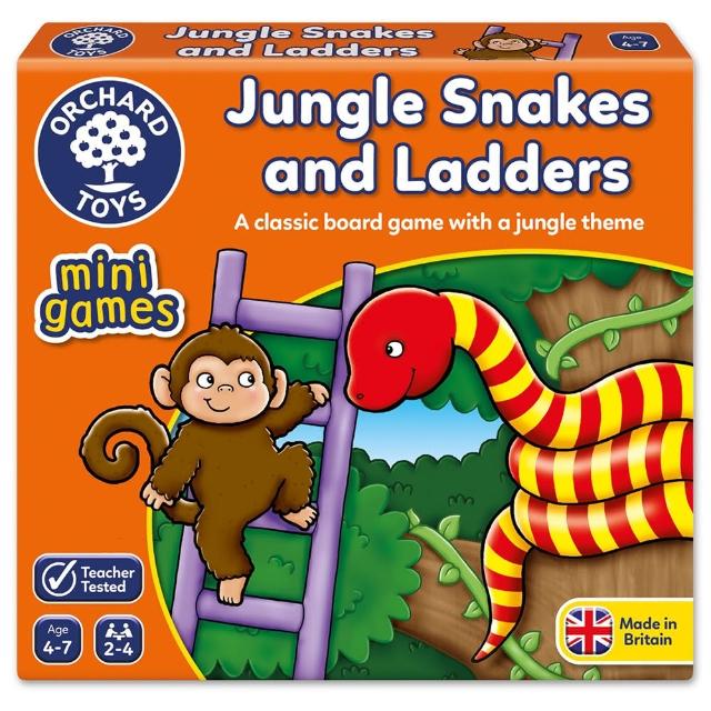 【Orchard Toys】可攜桌遊-叢林遇到蛇(Jungle Snakes and Ladders Mini Game) - momo購物網 ...
