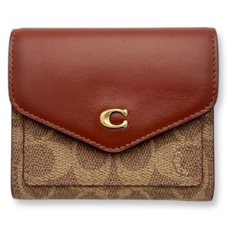 【COACH】女生 短夾 滿版PVC緹花LOGO 女款 扣式 皮夾(Coach CH387 CF472)-momo購物網 - 好評推薦 - 2024年9月