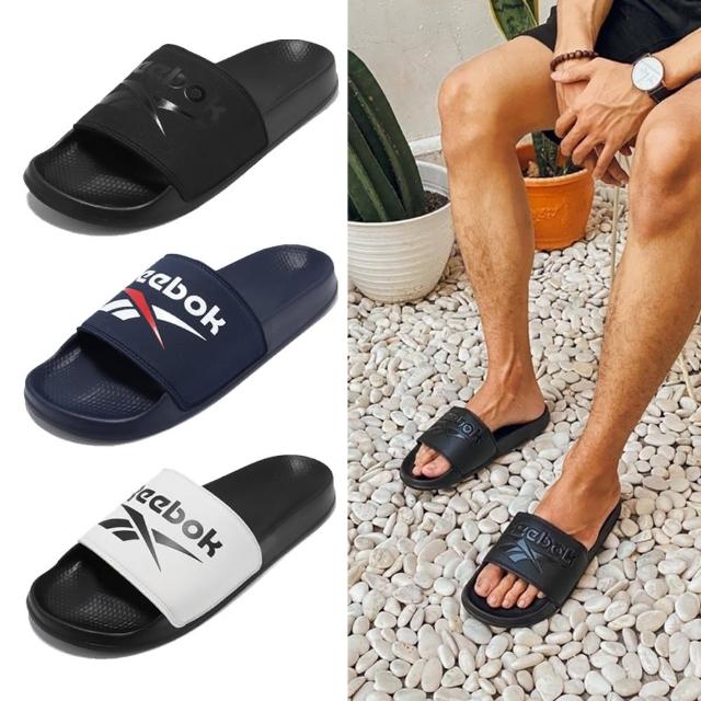 【REEBOK】拖鞋 Fulgere Slide 男鞋 軟底 休閒 涼拖鞋 一字拖 單一價(100063274) - momo購物網 - 好評 ...