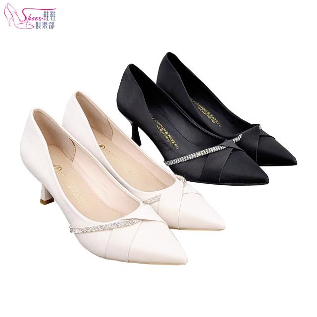 【ShoesClub 鞋鞋俱樂部】法式水鑽尖頭高跟鞋 包鞋 跟鞋 女鞋 023-FS1600-25 - momo購物網 - 好評推薦 -2024年1月