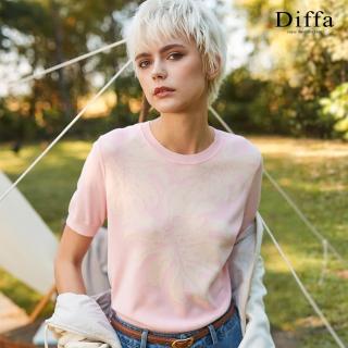 【Diffa】龜背葉緹花針織衫-女-momo購物網 - 好評推薦 - 2024年10月