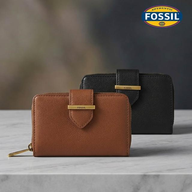 【FOSSIL 官方旗艦館】Bryce 真皮造型扣帶短夾(兩色可選) - momo購物網 - 好評推薦 -2024年2月