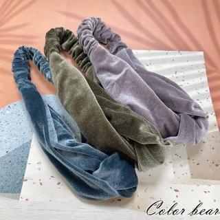 【卡樂熊】氣質絨布短絨交叉造型髮帶(造型短絨髮帶)-momo購物網 - 好評推薦 - 2025年12月