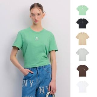 【MLB】短版T恤 小Logo 守護者/洋基隊(3FTSB0443-四色任選)-momo購物網