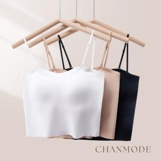 【CHANMODE 香茉】春夏經典素面美背無痕BRA TOP 3件組-momo購物網 - 好評推薦 - 2025年4月