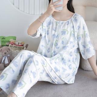【藍尼居家】★雲朵棉印花家居套裝(女睡衣/家居服/兩件式套裝)-momo購物網 - 好評推薦 - 2025年2月