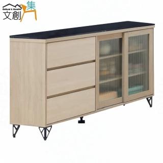 【文創集】多利克5尺雲紋石面＆岩板置物櫃(二色可選)-momo購物網 - 好評推薦 - 2025年6月