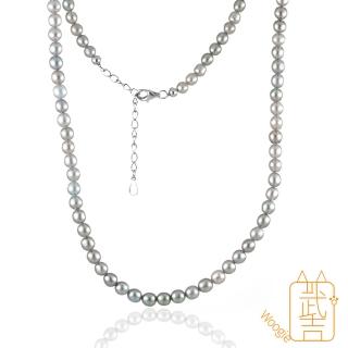 【Woogie武吉珠寶】稀有真多麻色淡水小米珍珠項鍊(4-5mm米珠)-momo購物網 - 好評推薦 - 2025年10月