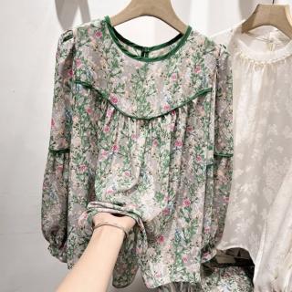 【LANNI 藍尼】★宮廷風圓領寬鬆上衣(女裝/T恤/休閒/百搭)-momo購物網 - 好評推薦 - 2025年6月