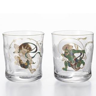 【ADERIA】日本製 石塚硝子 風神雷神 酒杯2入禮盒組(300ml)-momo購物網 - 好評推薦 - 2025年8月