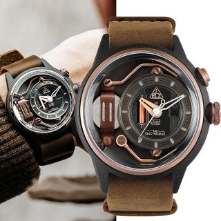 【THE ELECTRICIANZ】發電機 Nylon Mokaz Nato 45mm獨家電路發光手錶(ZZ-A1C/02-NLC)-momo ...