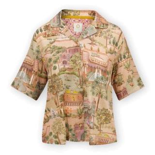 【PIP STUDIO】Flora 短袖翻領睡衣-莊園-momo購物網