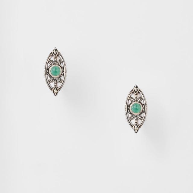 agete SV 10K祖母綠耳環 - Goodfind找推薦、比價格